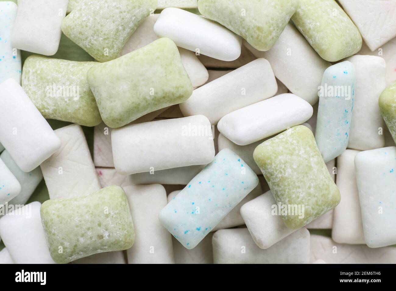 Different chewing gums as background Stock Photo - Alamy