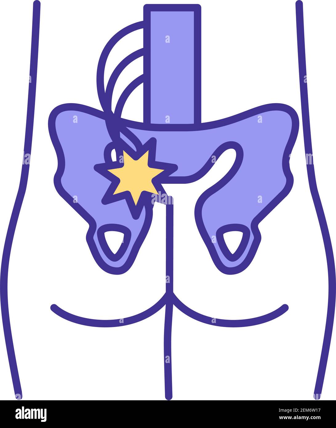 Nerve in muscle Stock Vector Images - Alamy