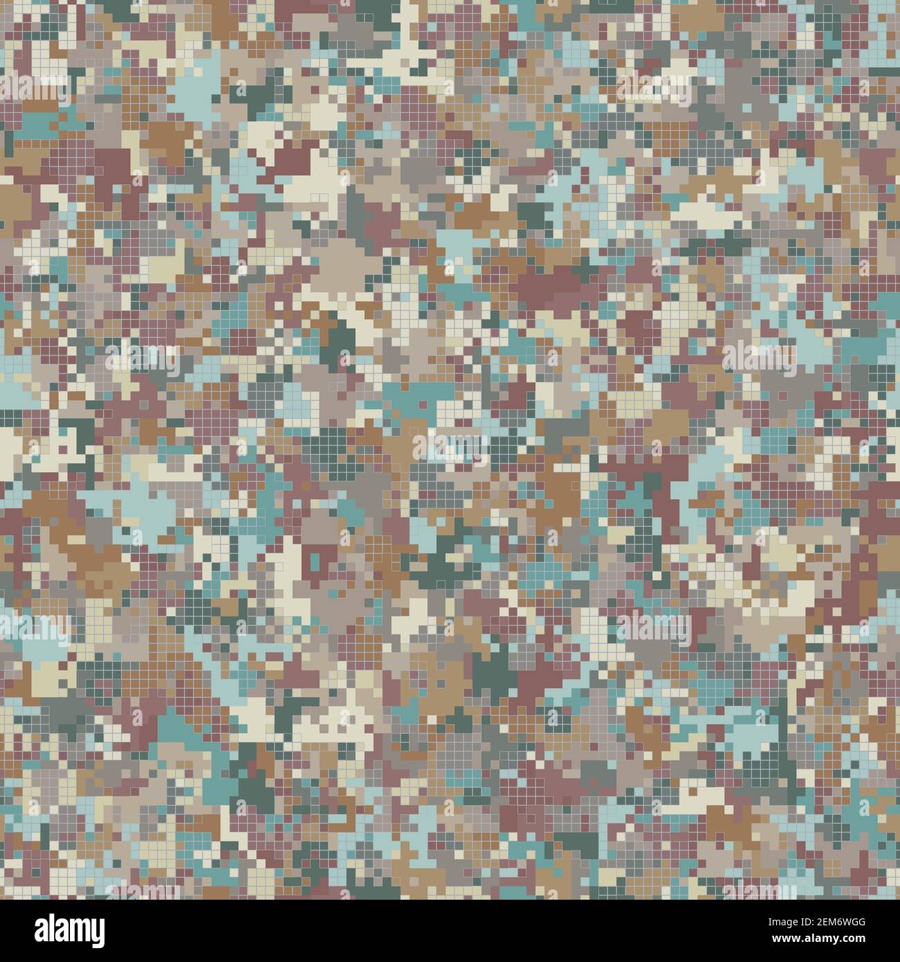 Digital camouflage seamless pattern military geometric camo background ...
