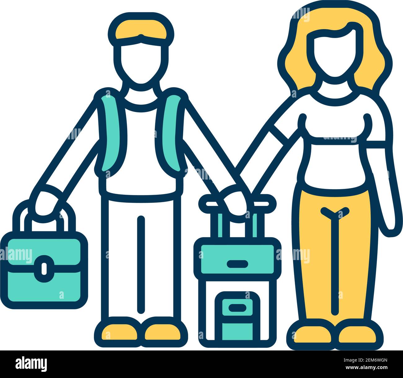 Discovering the outdoors Stock Vector Images - Alamy