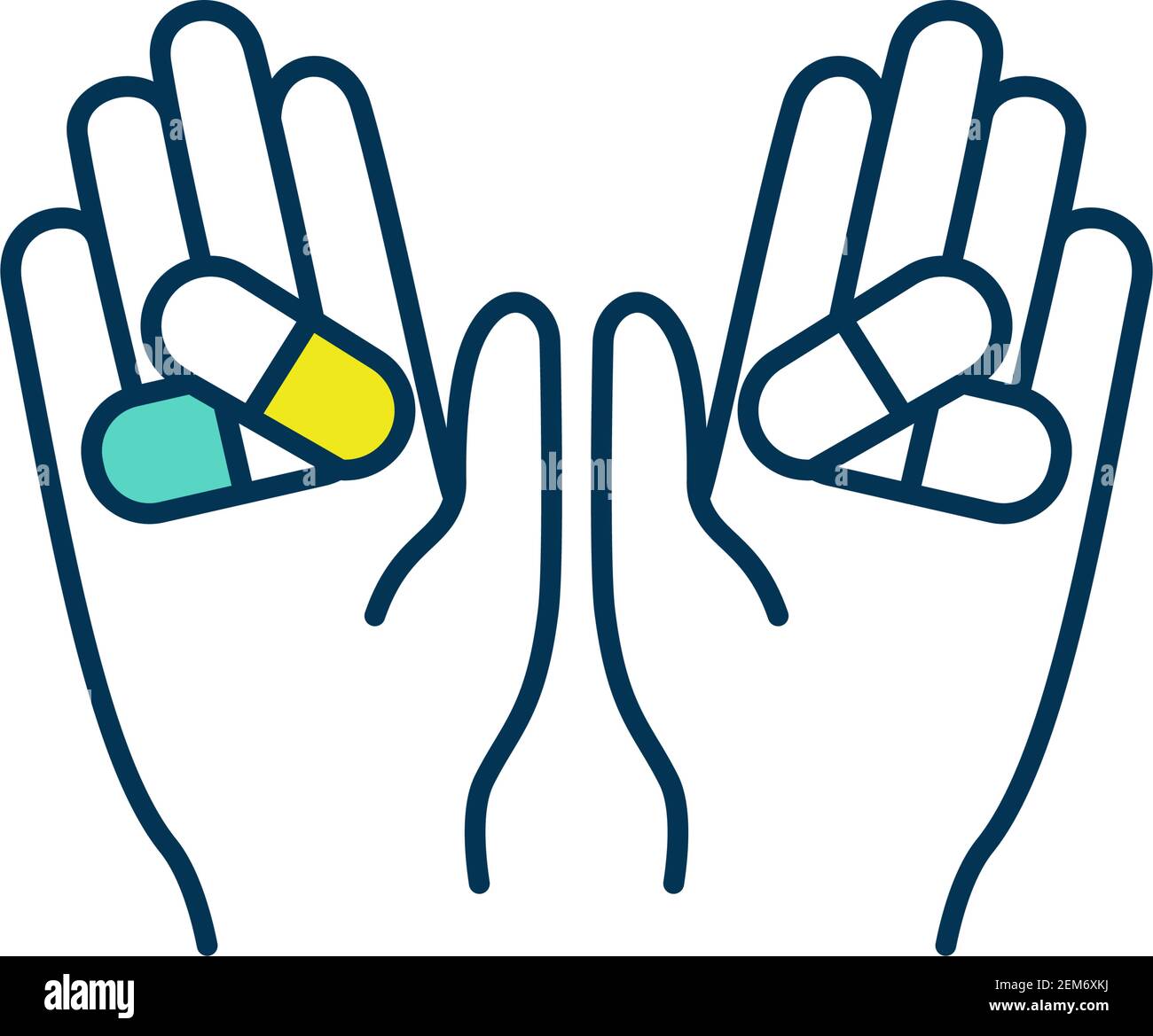 Placebo drug use RGB color icon Stock Vector Image & Art - Alamy