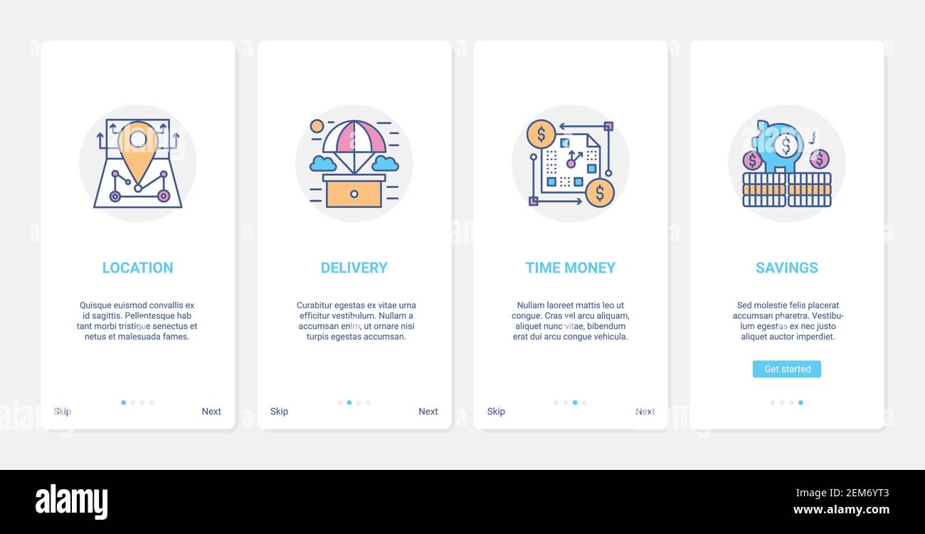 Save money mobile app Stock Vector Images - Alamy