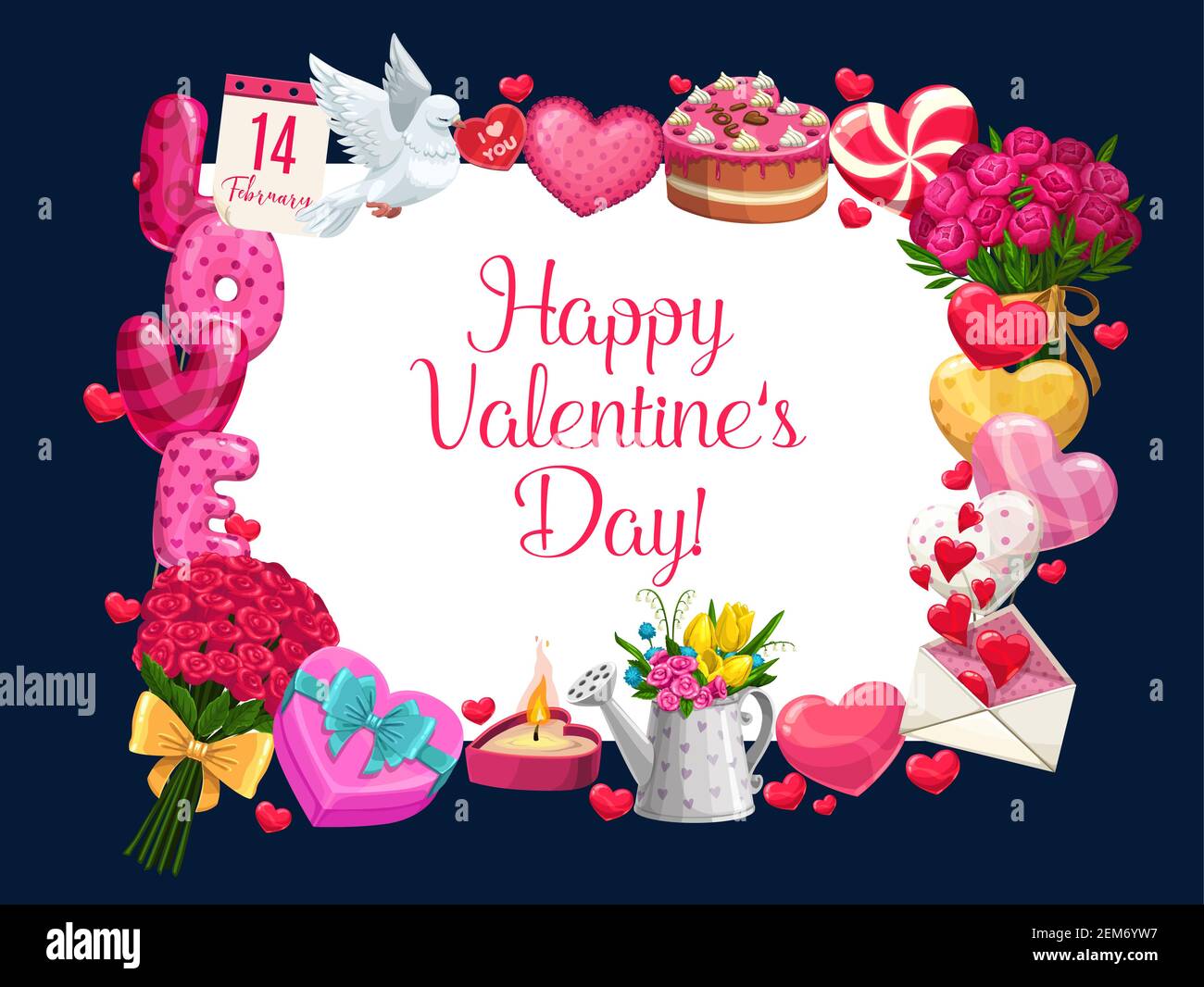 Watering can mail letter box Stock Vector Images - Alamy