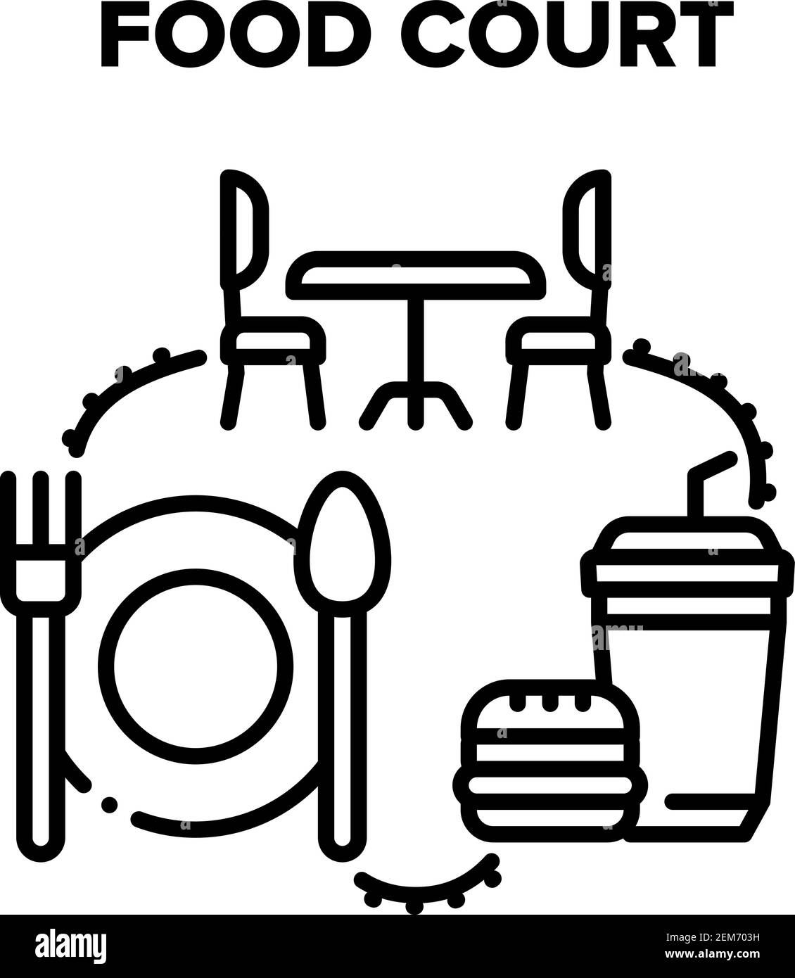 Black table and burger Black and White Stock Photos & Images - Alamy