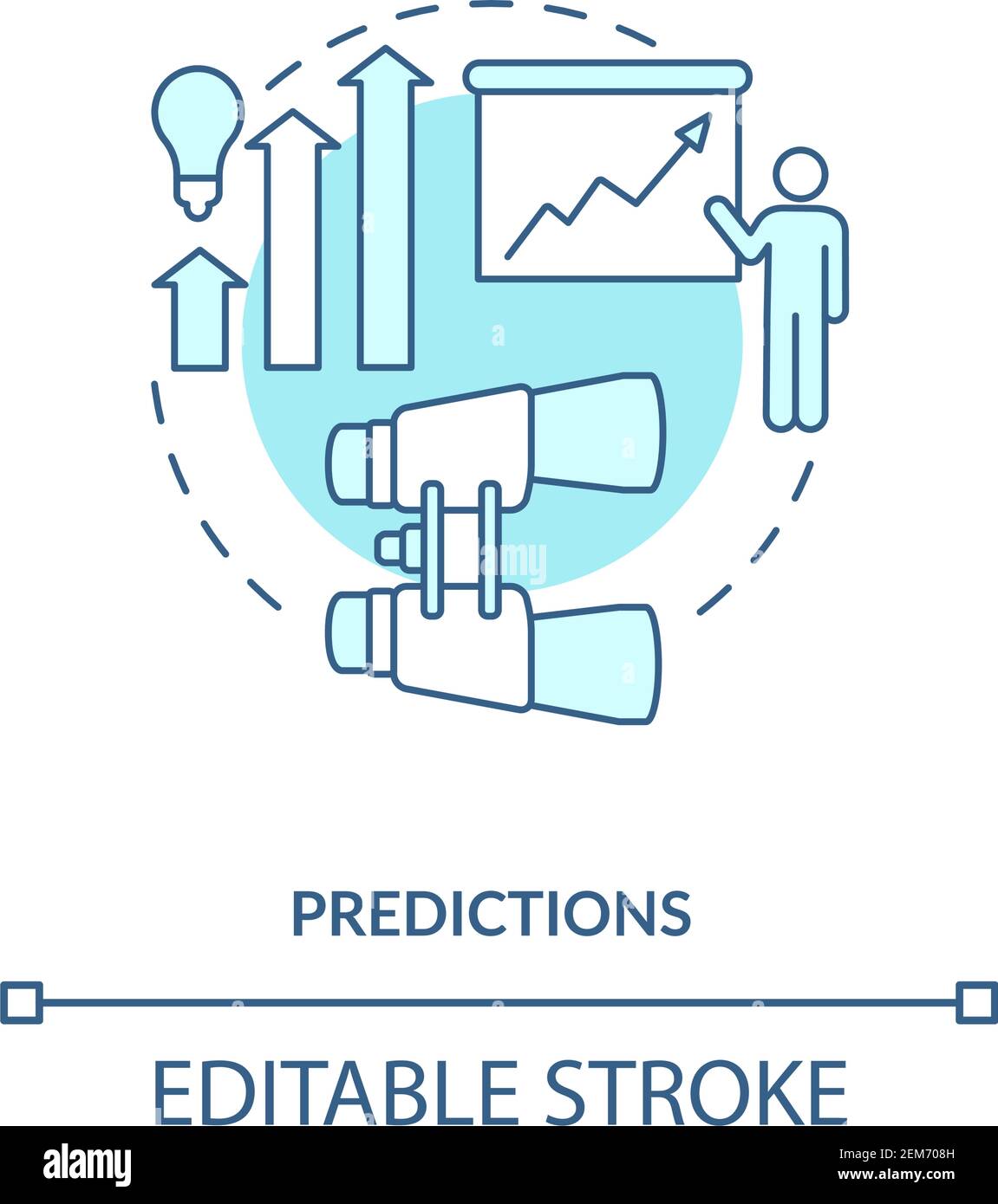 Predictions concept icon Stock Vector Image & Art - Alamy