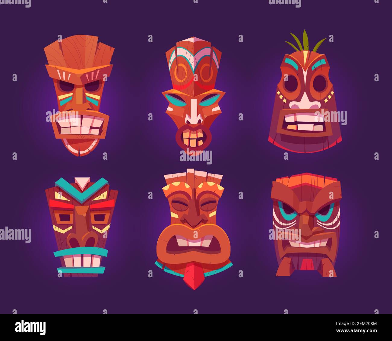 Tribal Tiki Masks