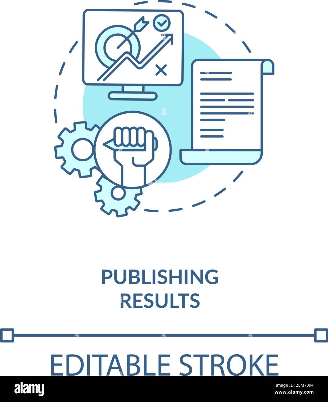 Experiment results Stock Vector Images - Alamy