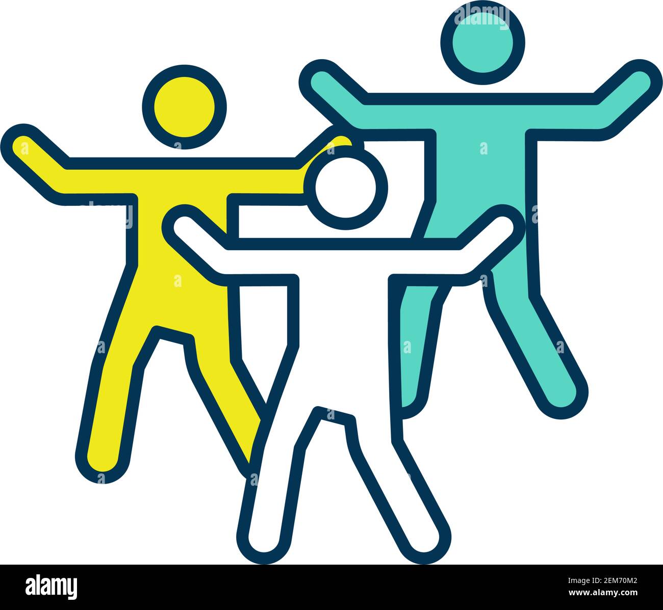 Body movement therapy RGB color icon Stock Vector Image & Art - Alamy