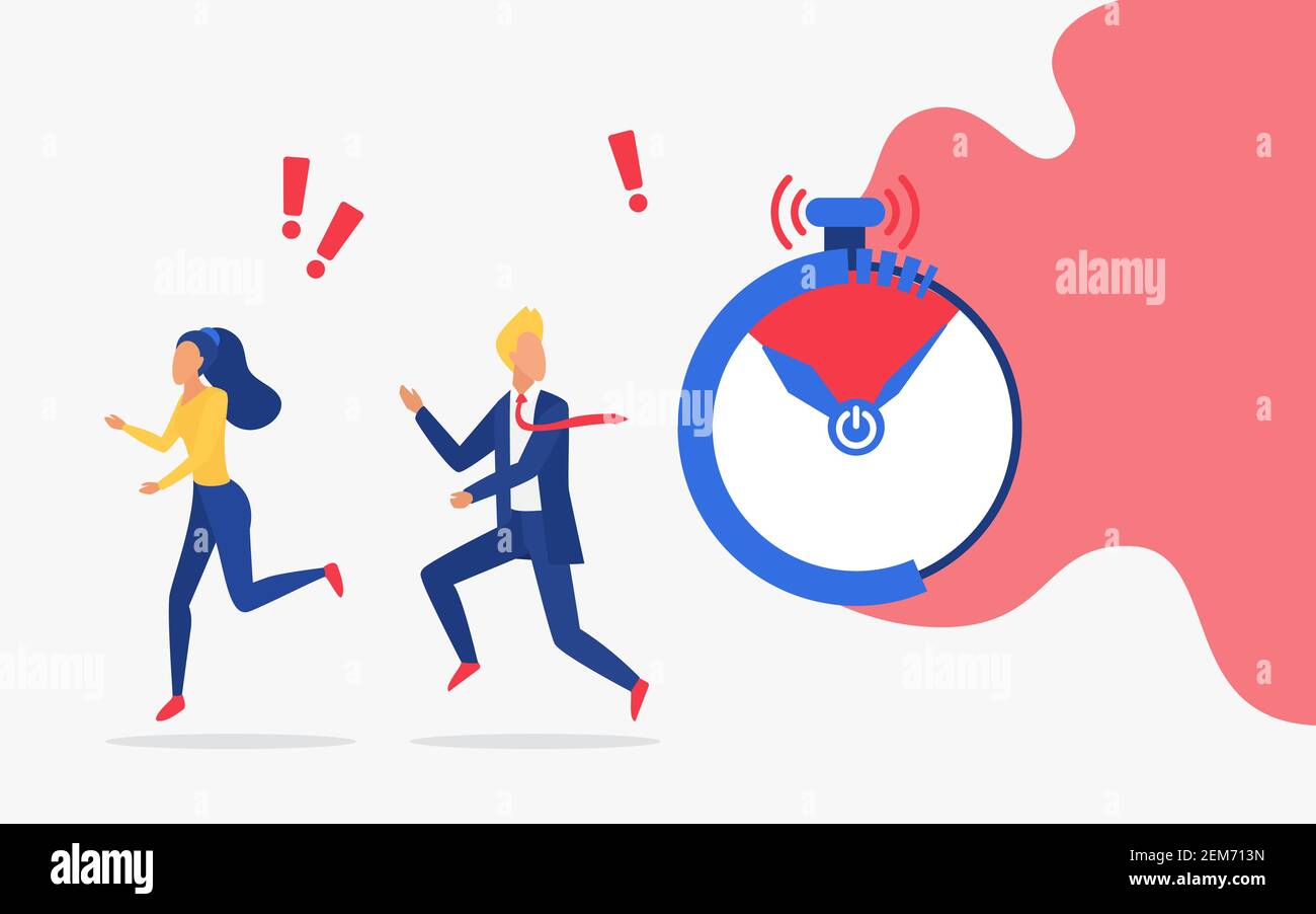 Time management cartoon hi-res stock photography and images - Alamy