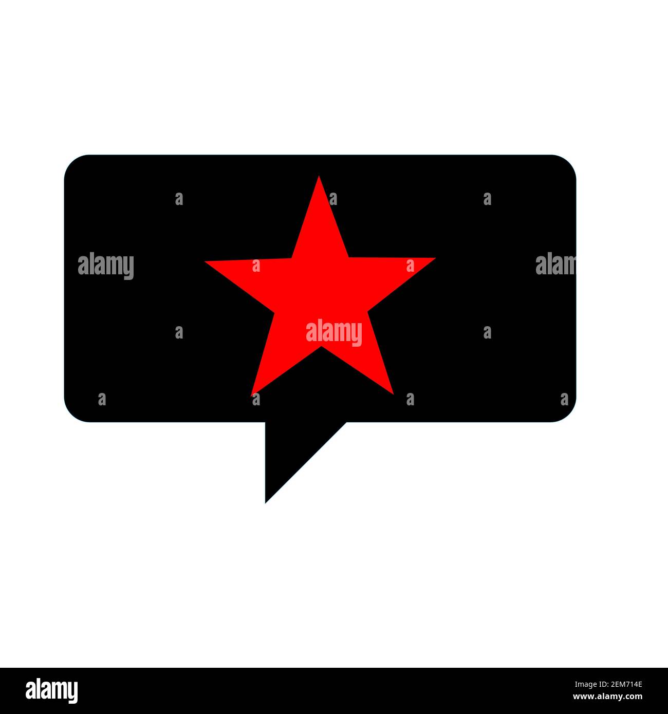 recommend icon on white background. recommendations sign. balloon and ...