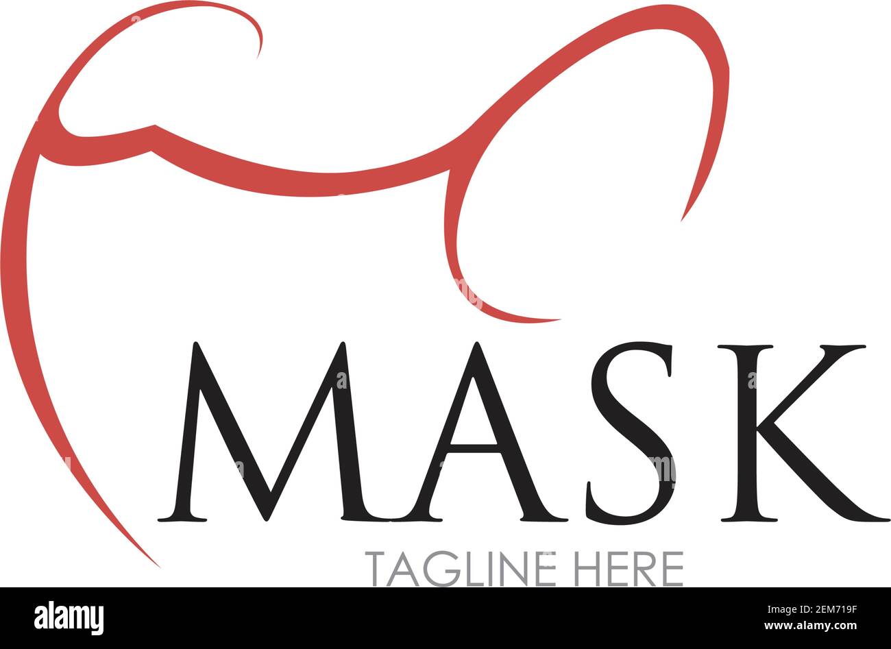 Face Mask Logo Design Vector Icon Illustrations Stock Vector Image ...