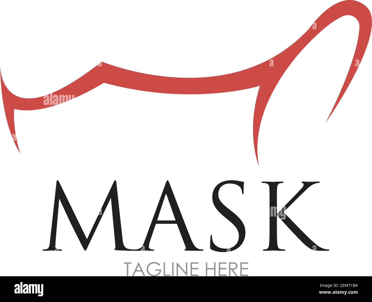 Face Mask Logo Design Vector Icon Illustrations Stock Vector Image ...