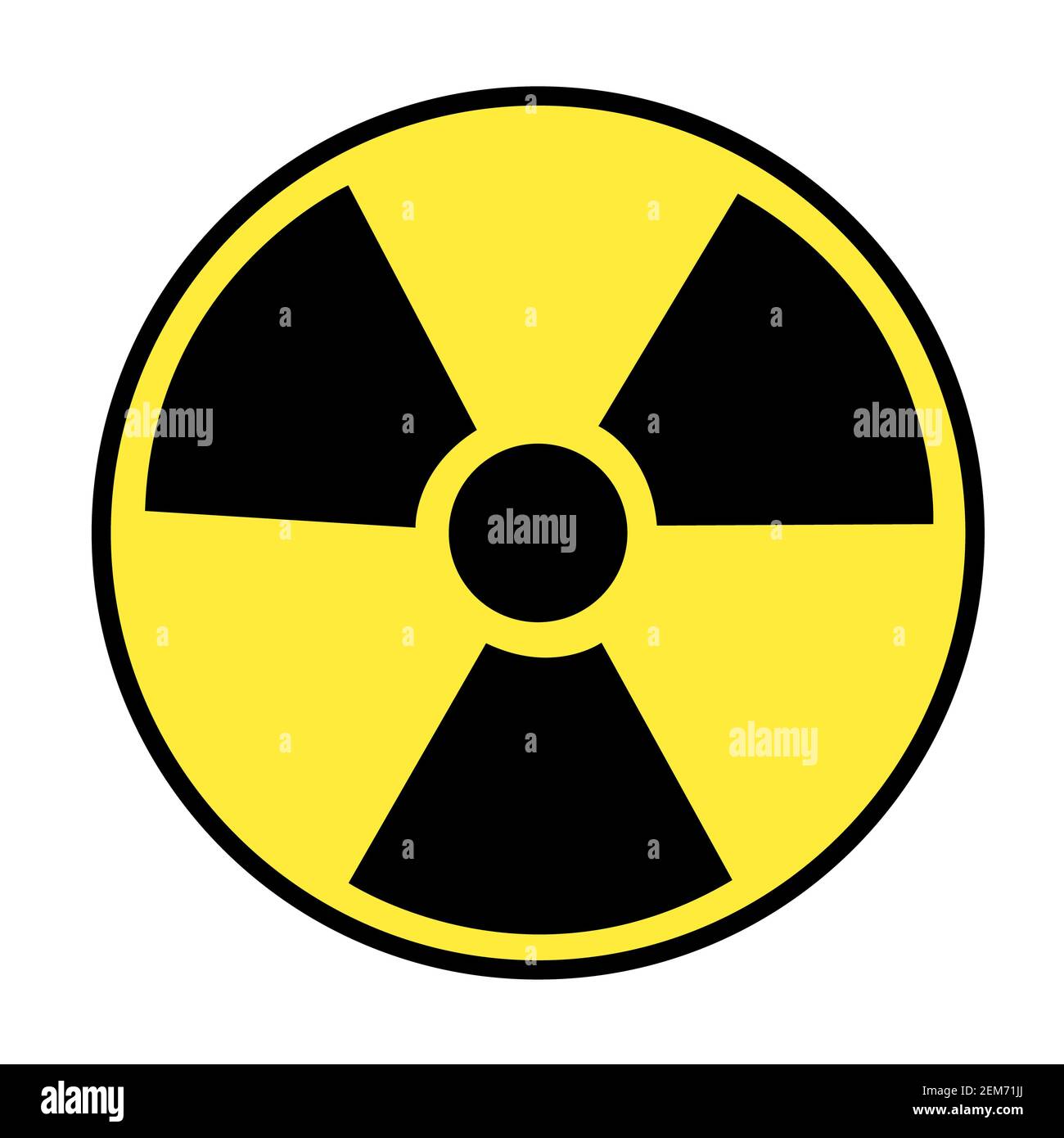 radio active icon on white background. flat style. radiation icon for ...