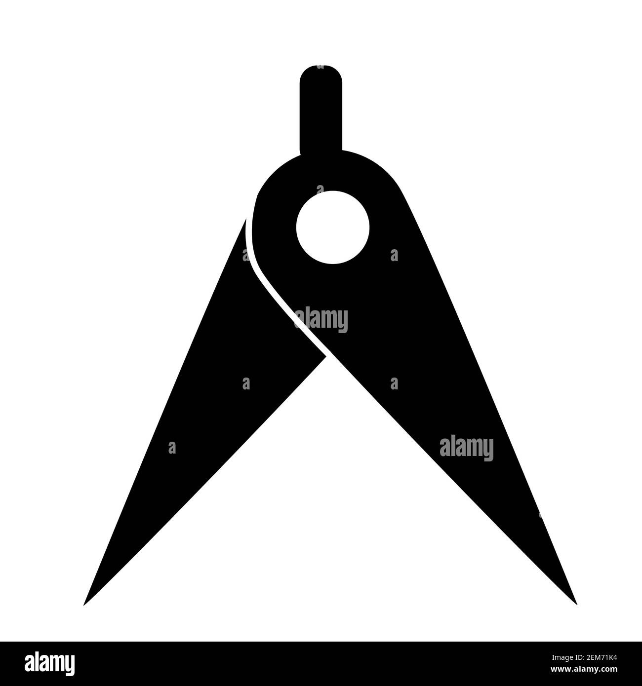 divider icon on white background. flat style. compasses icon for your ...