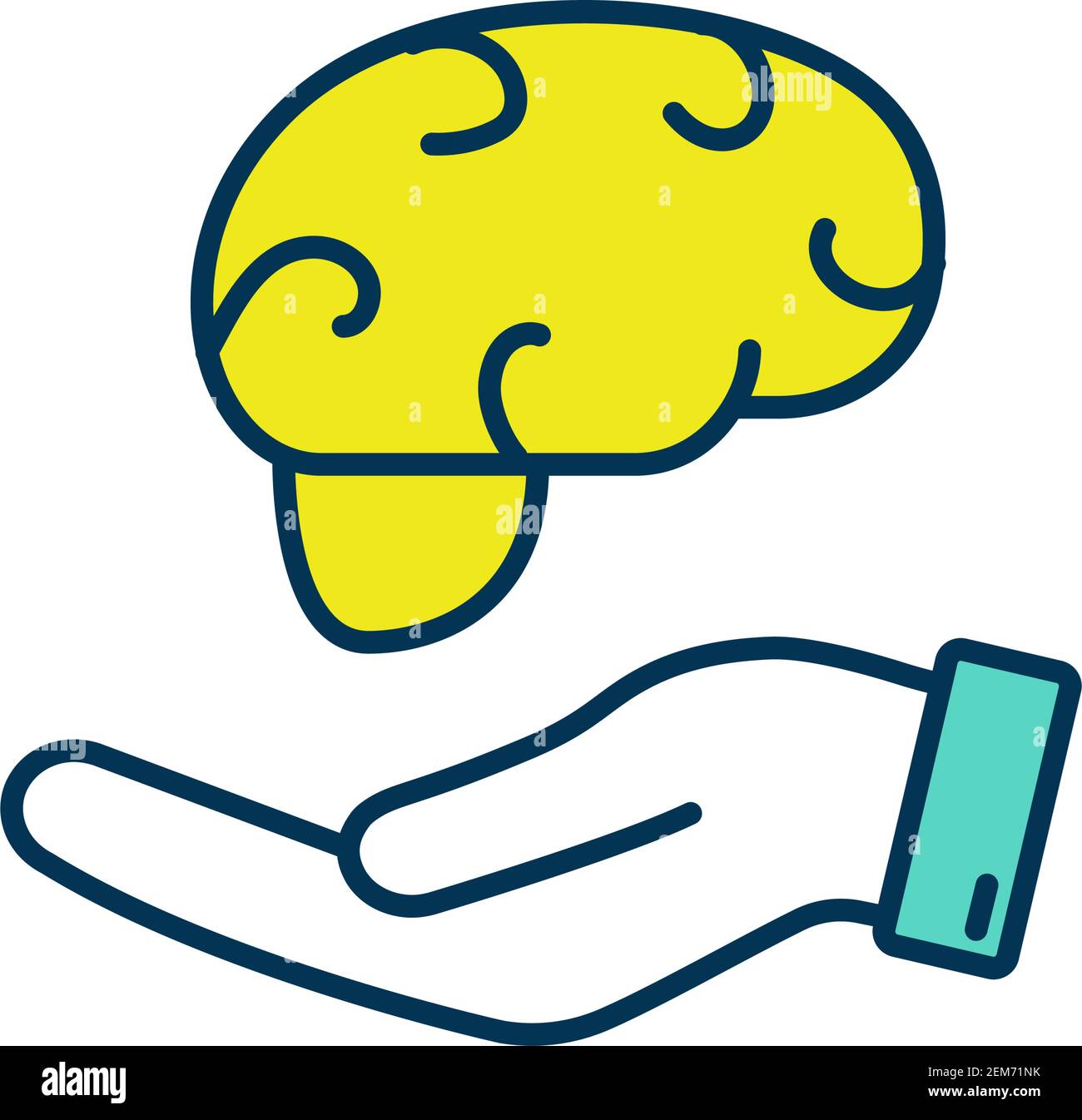 Keeping brain healthy RGB color icon Stock Vector Image & Art - Alamy