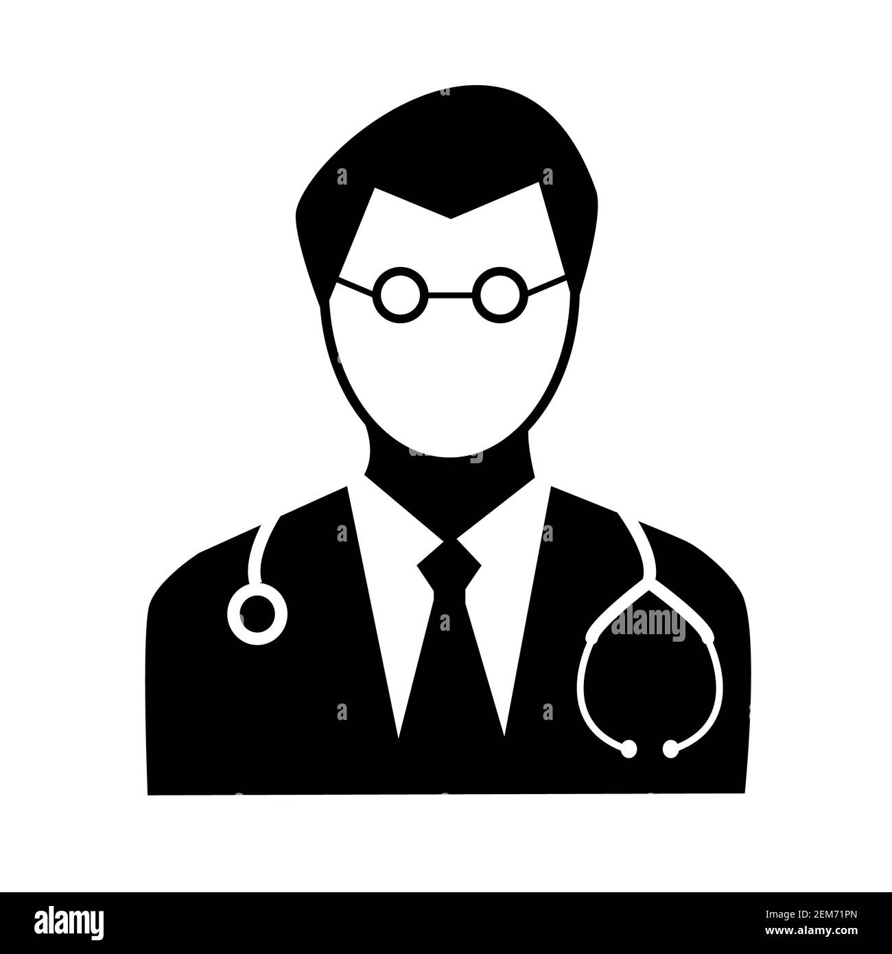 medical doctor icon on white background. flat style. doctor icon for ...