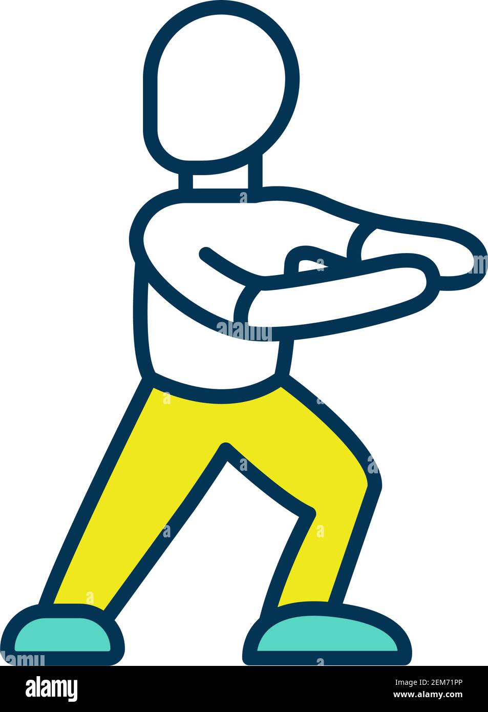 Tai chi practice Stock Vector Images - Alamy