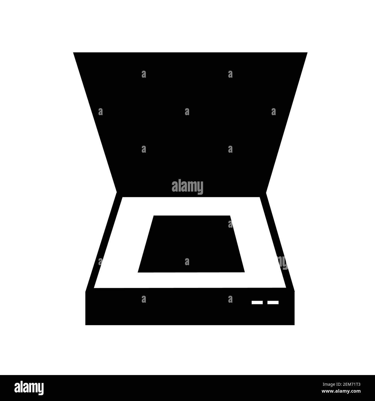 scanner icon on white background. flat style. document scanner icon for ...