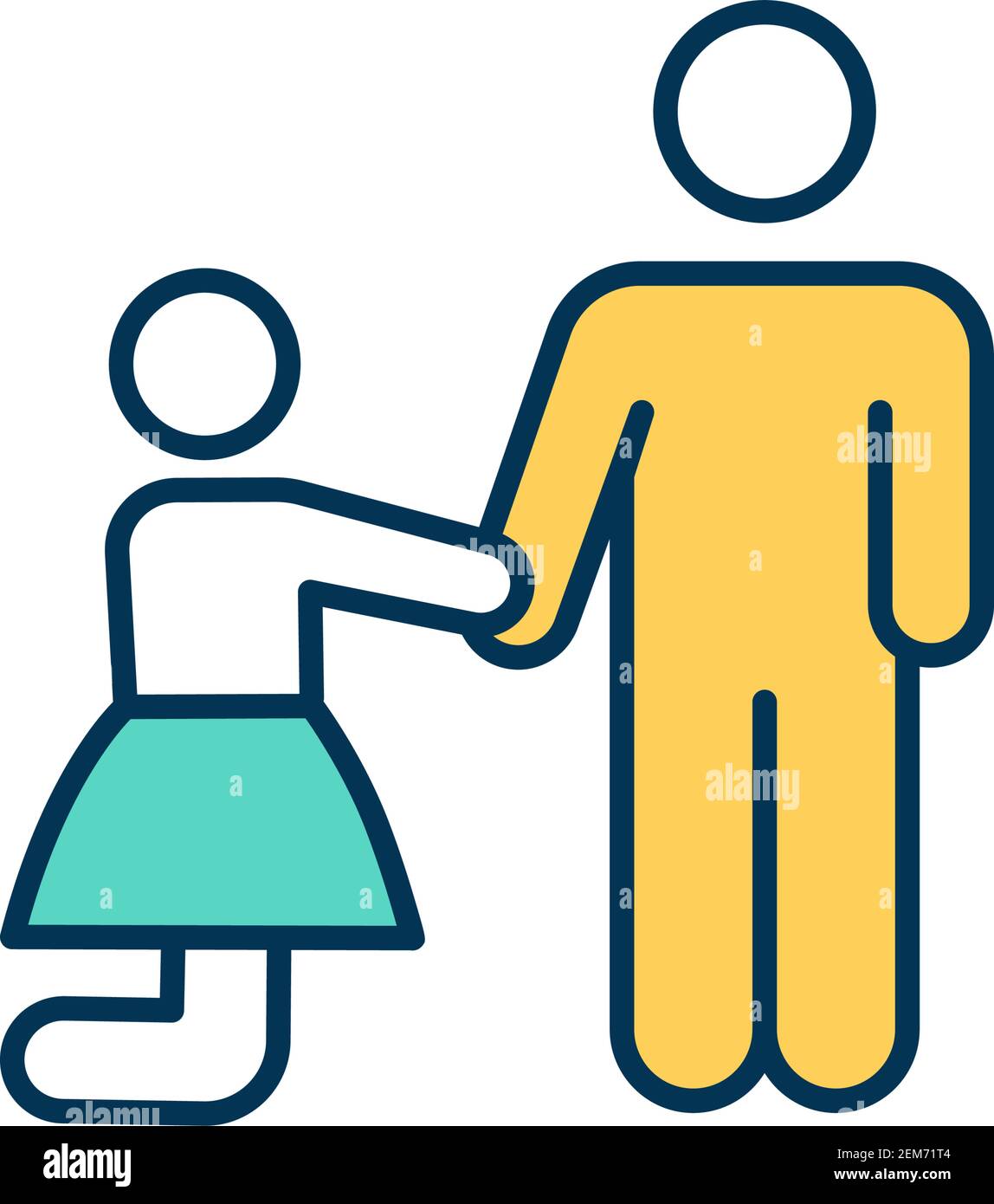 Asking for forgiveness RGB color icon Stock Vector Image & Art - Alamy