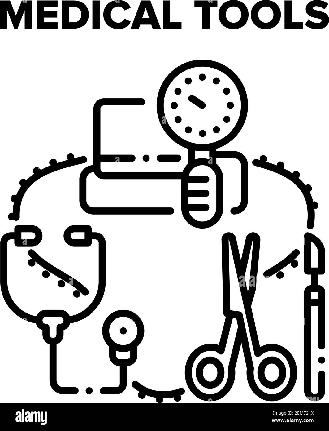 Medical Tools Vector Black Illustrations Stock Vector Image & Art - Alamy