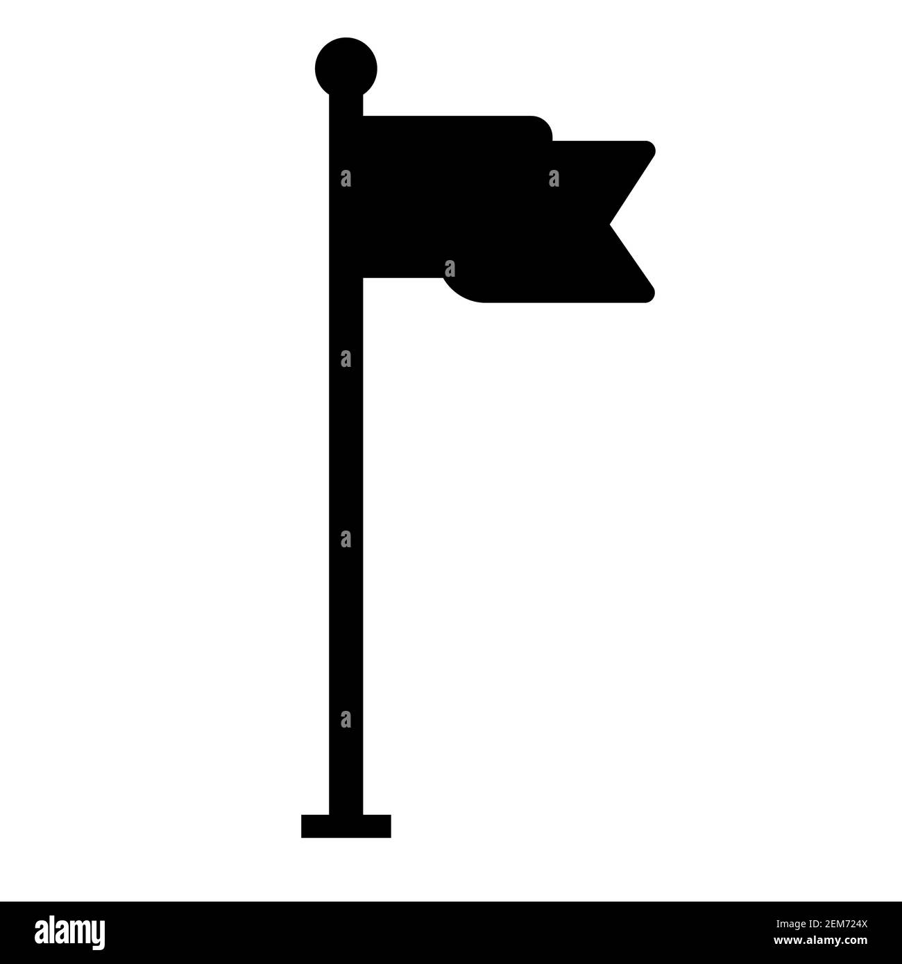 flag icon on white background. flat style. location flag icon for your ...