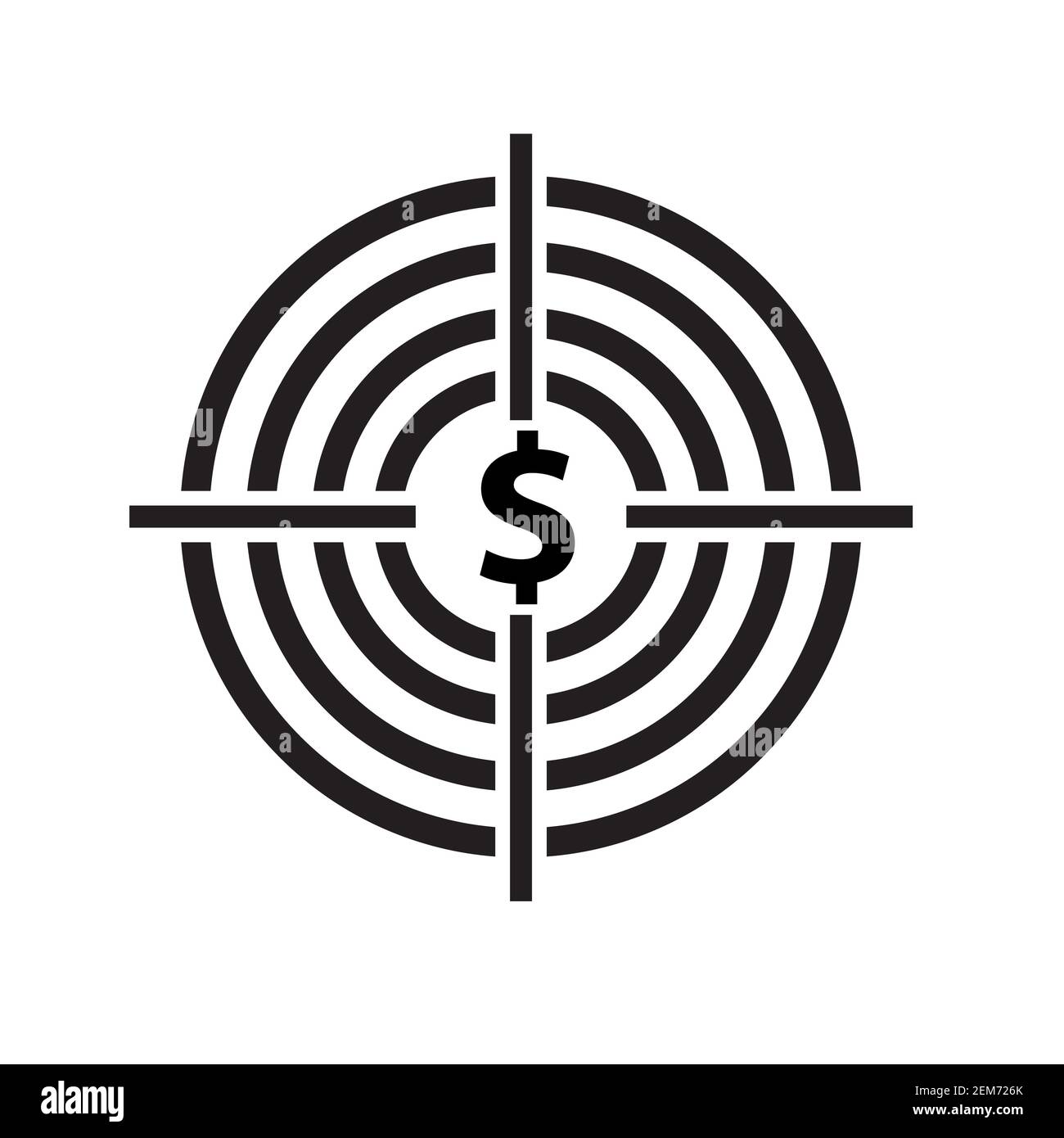 funds hunting icon on white background. flat style. stereoscopic image ...