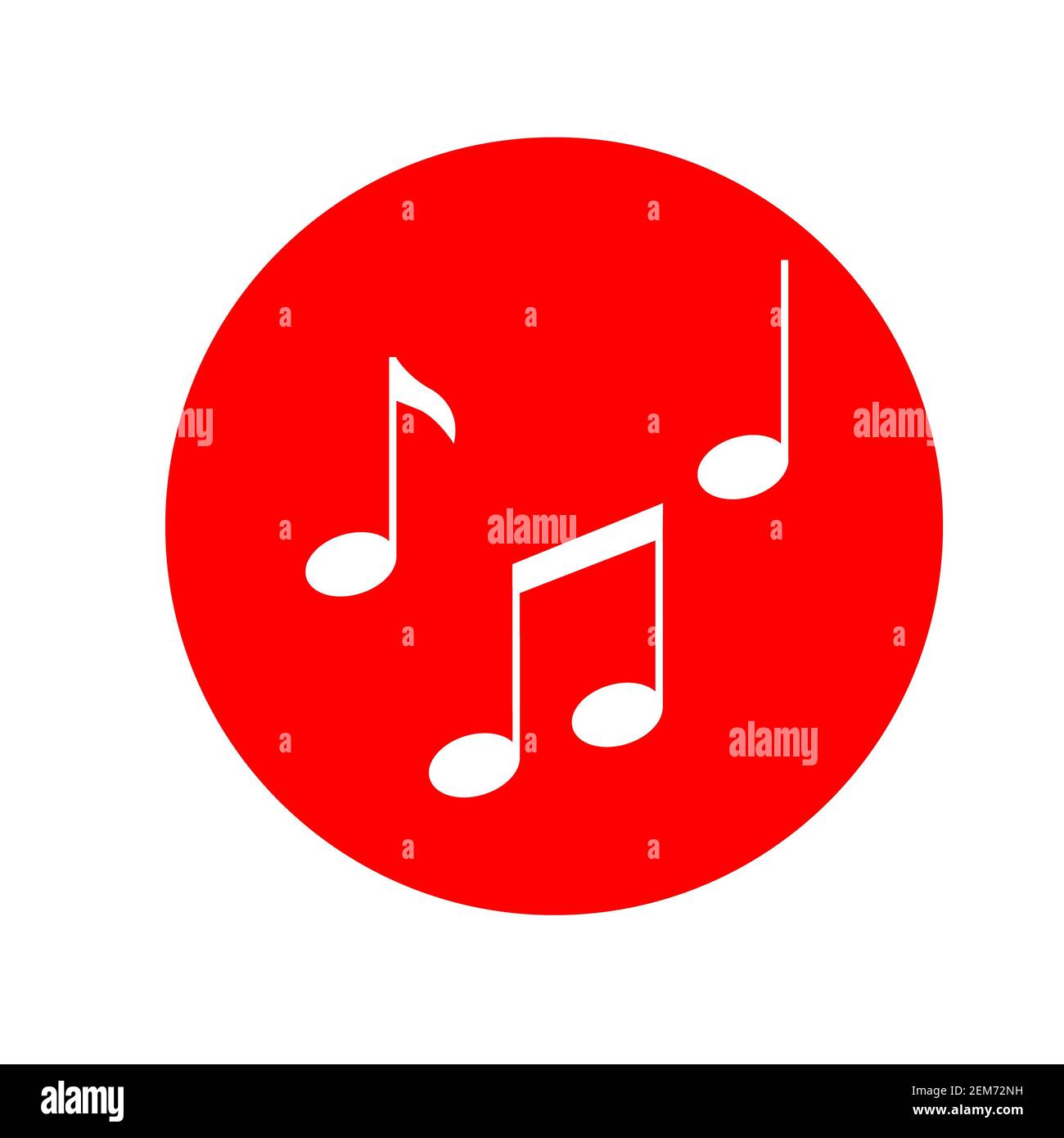 music note icon. song symbol. melody sign. flat style. music note icon ...
