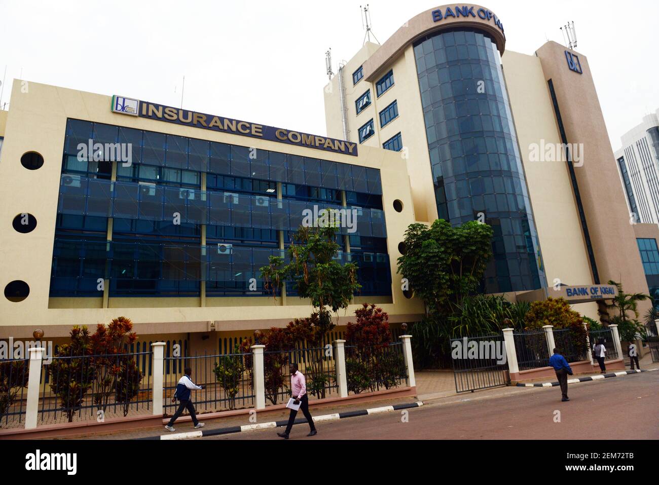 Bank of Kigali headquartes building in Kigali's city center Stock Photo ...