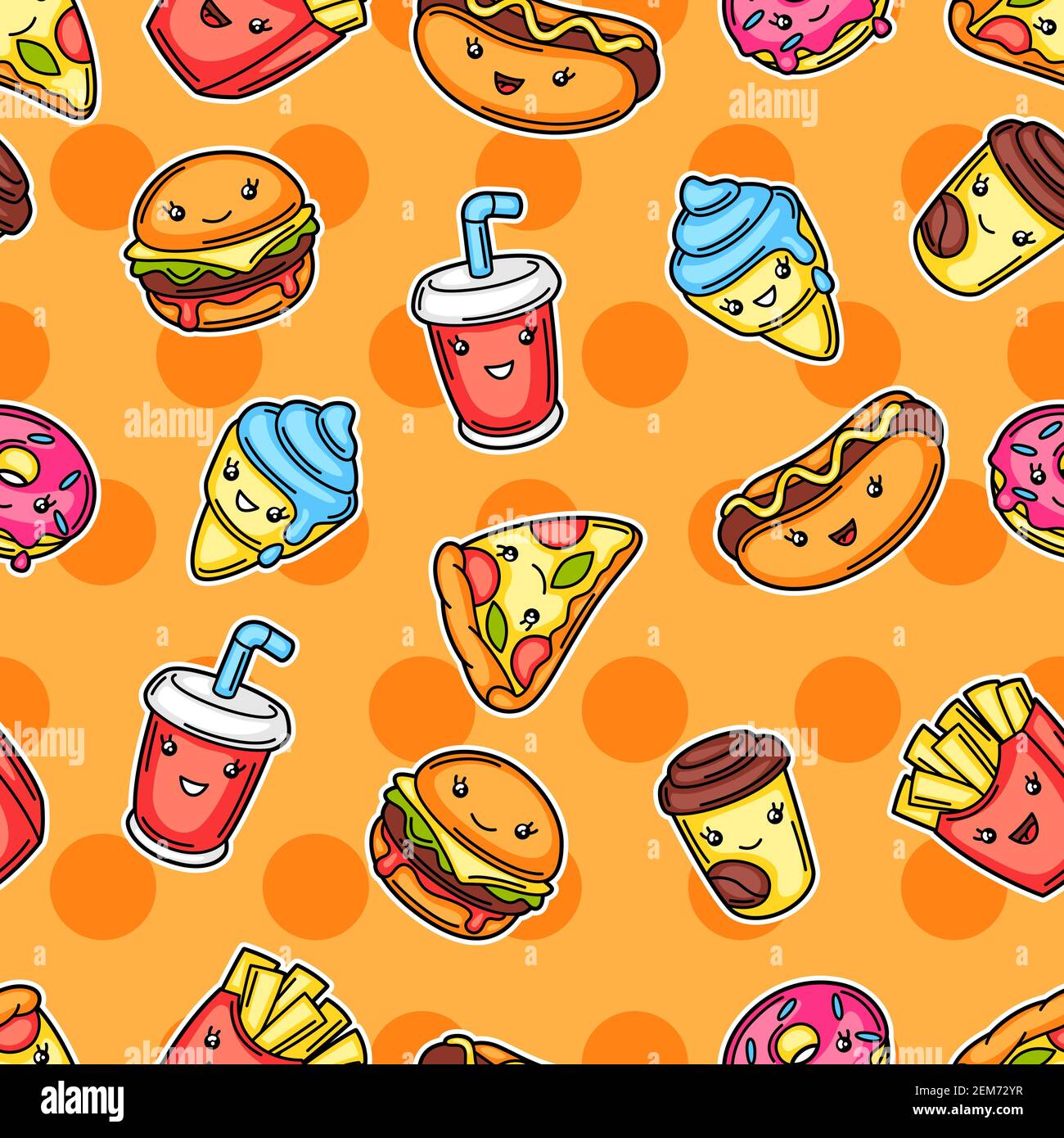 Food Pattern Background