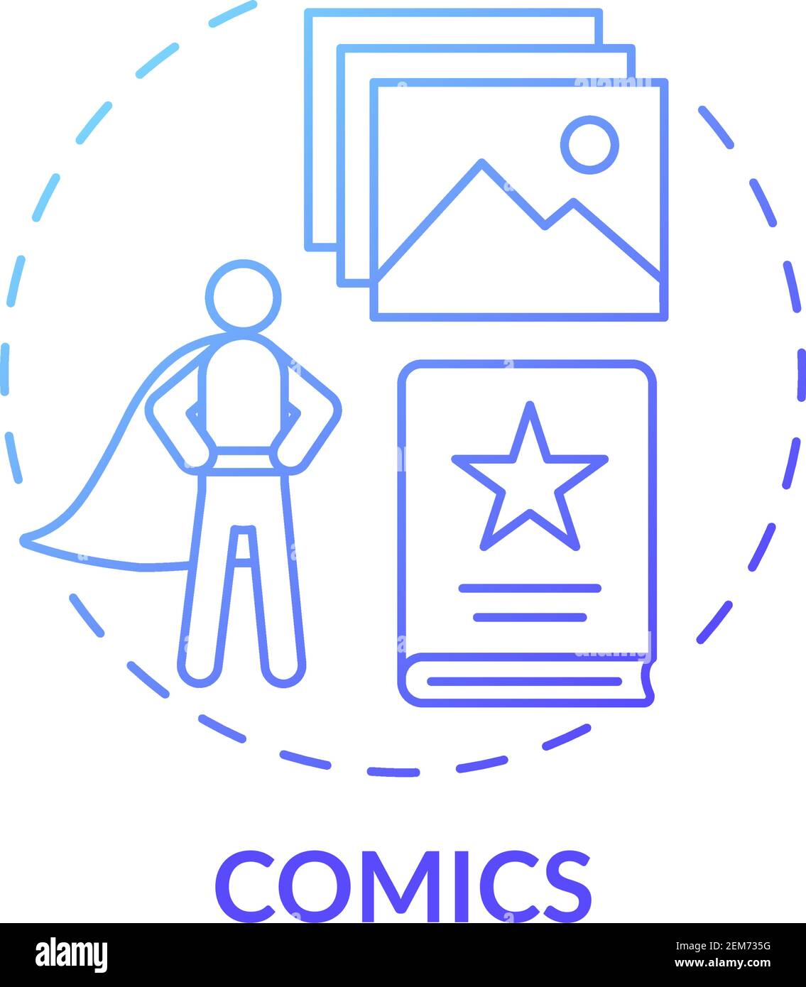 Comics concept icon Stock Vector Image & Art - Alamy