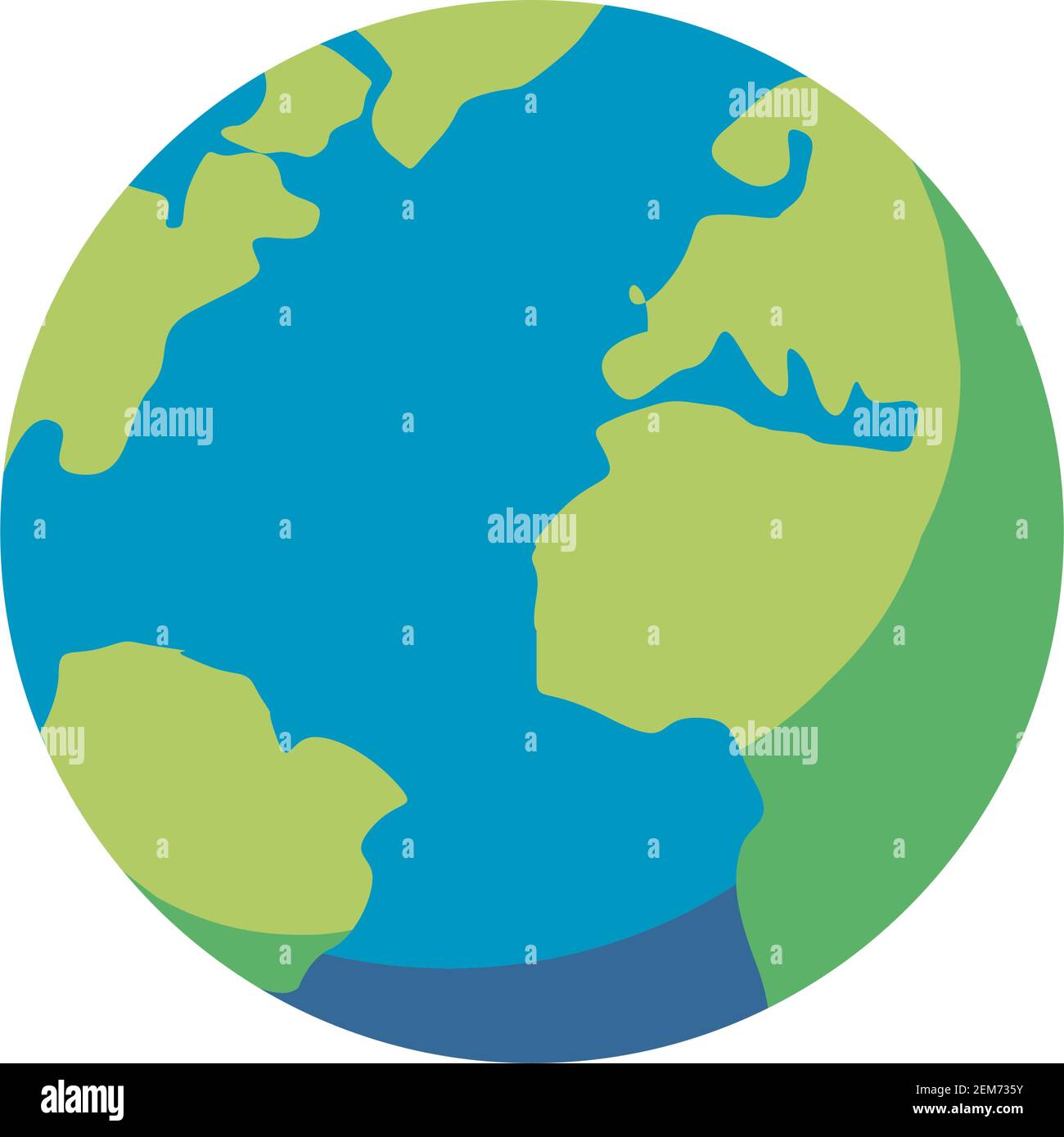 World sphere design, Planet earth continent and globe theme Vector ...