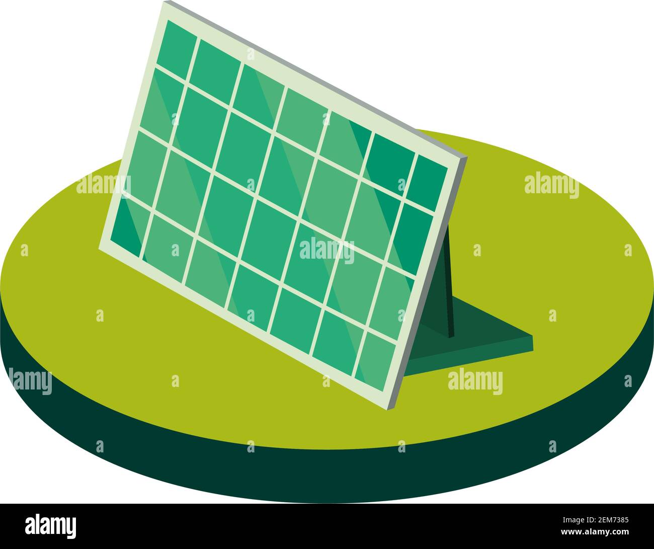 Solar panel isometric design, Save energy power eco sustainable and ...