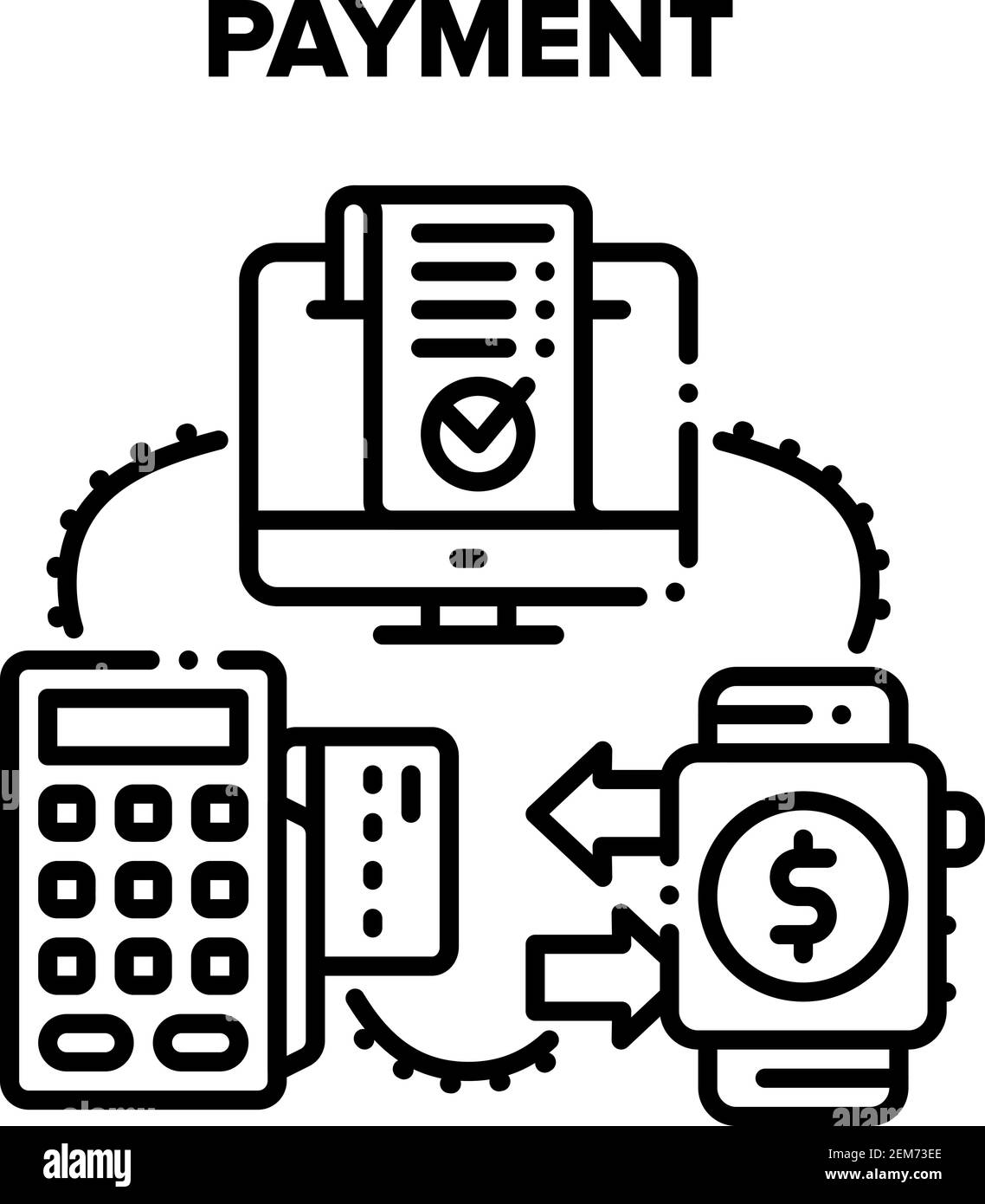 Nfc device payment terminal Black and White Stock Photos & Images - Alamy