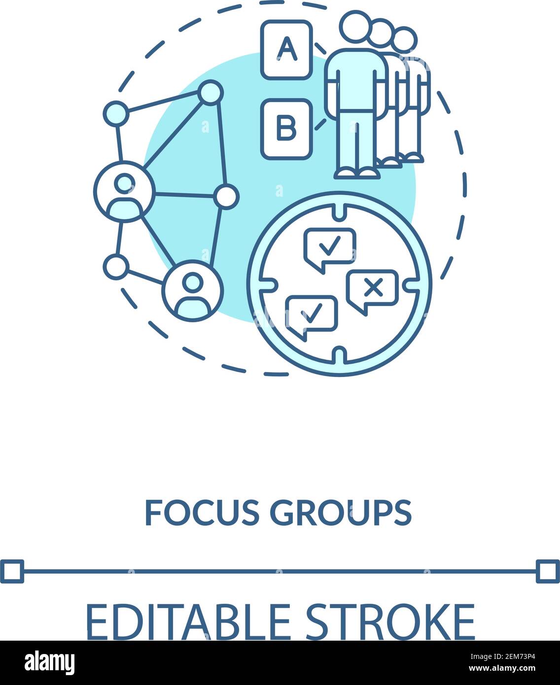 Focus group research discussion Cut Out Stock Images & Pictures - Alamy