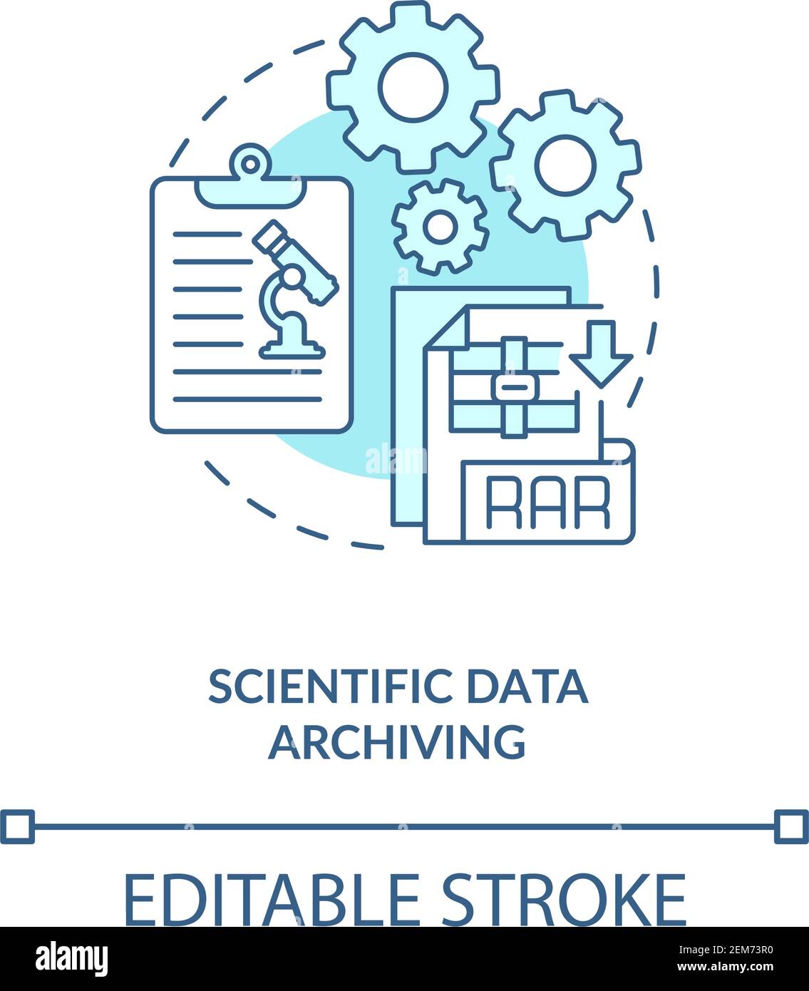 Testing scientific theory Stock Vector Images - Alamy
