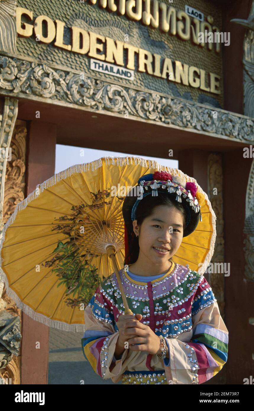 Asia ,Thailand, Golden Triangle,Chiang Rai,The Golden Triangle,portrait ...
