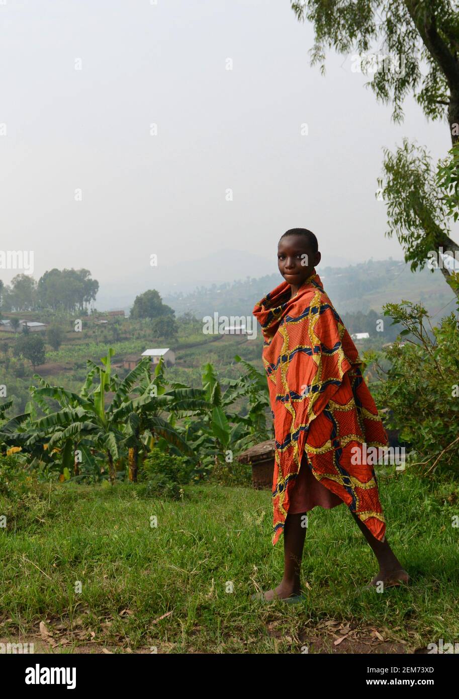 A Rwandan boy in rural Rwanda Stock Photo - Alamy