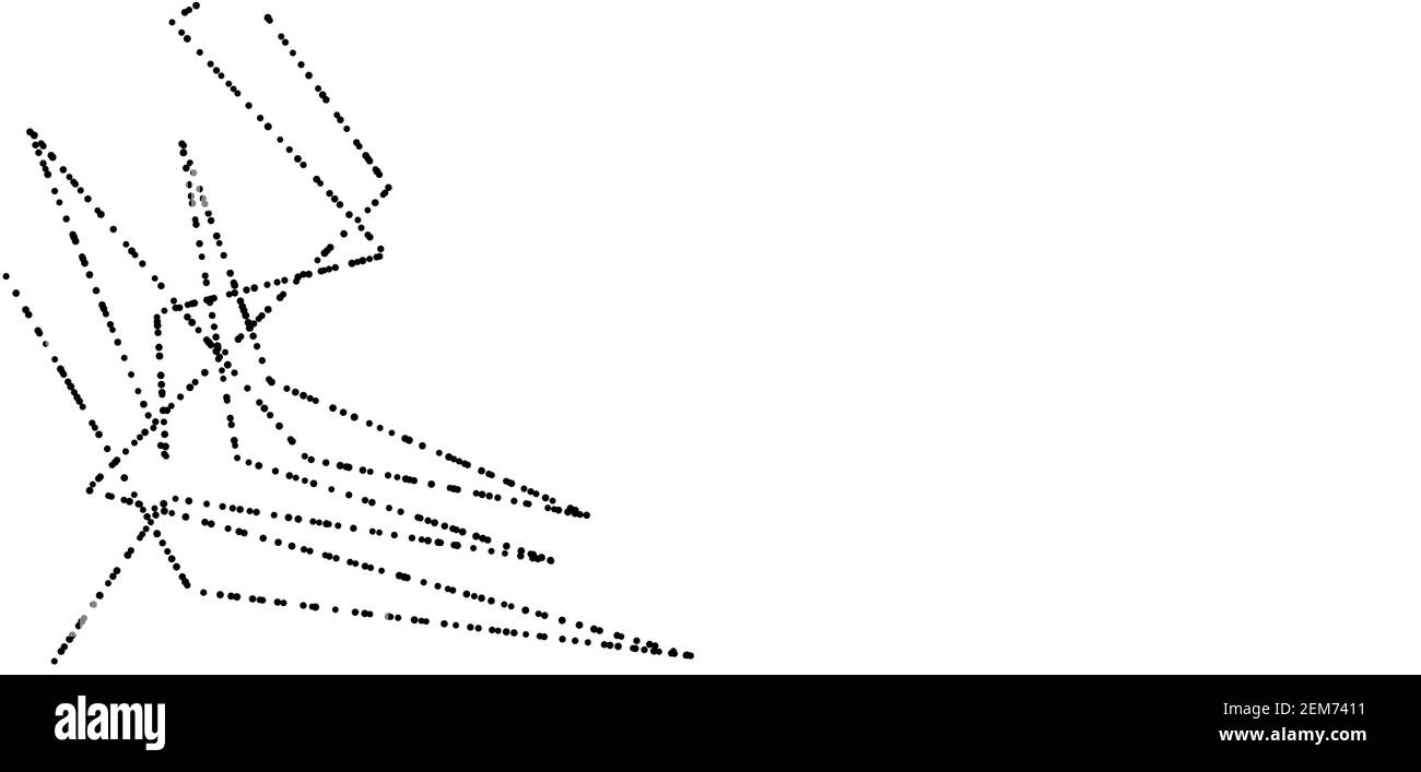 Dot and line consisting of abstract graphics Stock Vector Image & Art ...