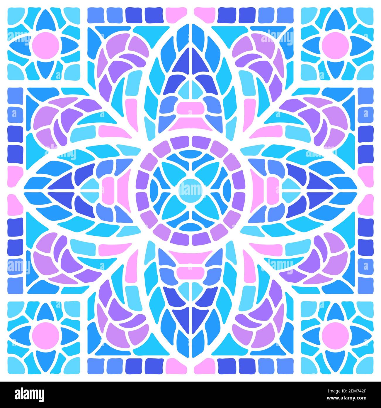 Ancient mosaic ceramic tile pattern Stock Vector Image & Art - Alamy