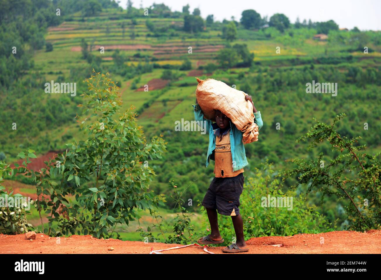 Rural african boy hi-res stock photography and images - Alamy