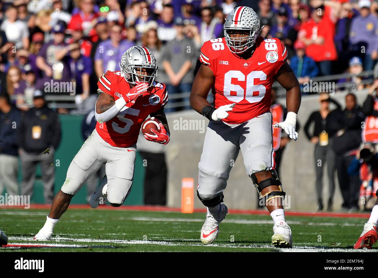 January 1, 2035 Pasadena, CA.Ohio State Buckeyes running back Mike ...