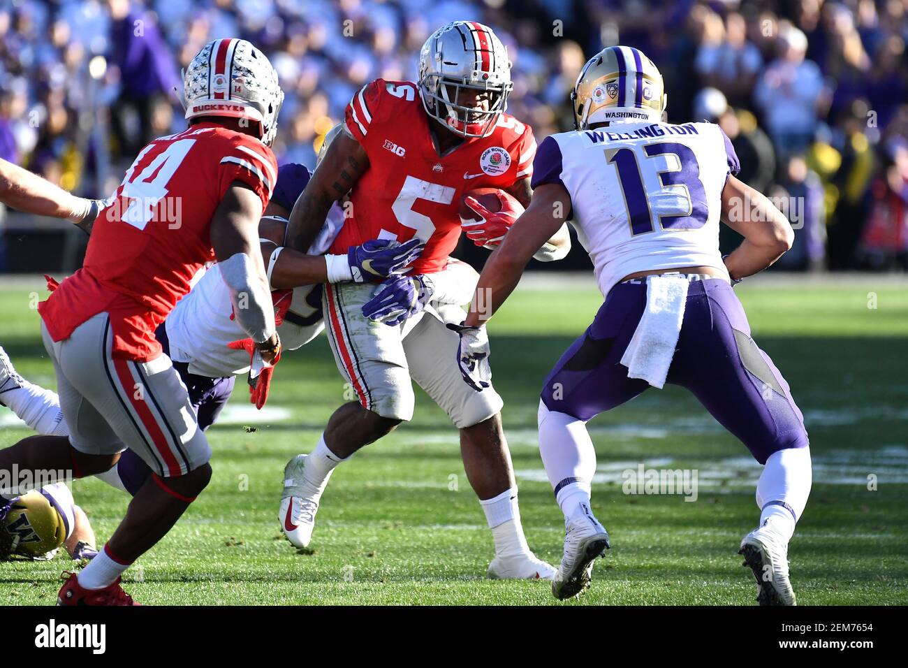January 1, 2035 Pasadena, CA.Ohio State Buckeyes running back Mike ...