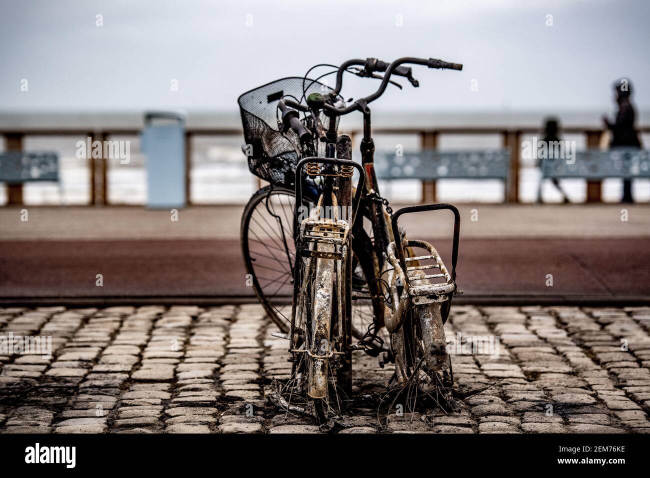 A view of damage after a New Year's Eve beach bonfire got out of ...