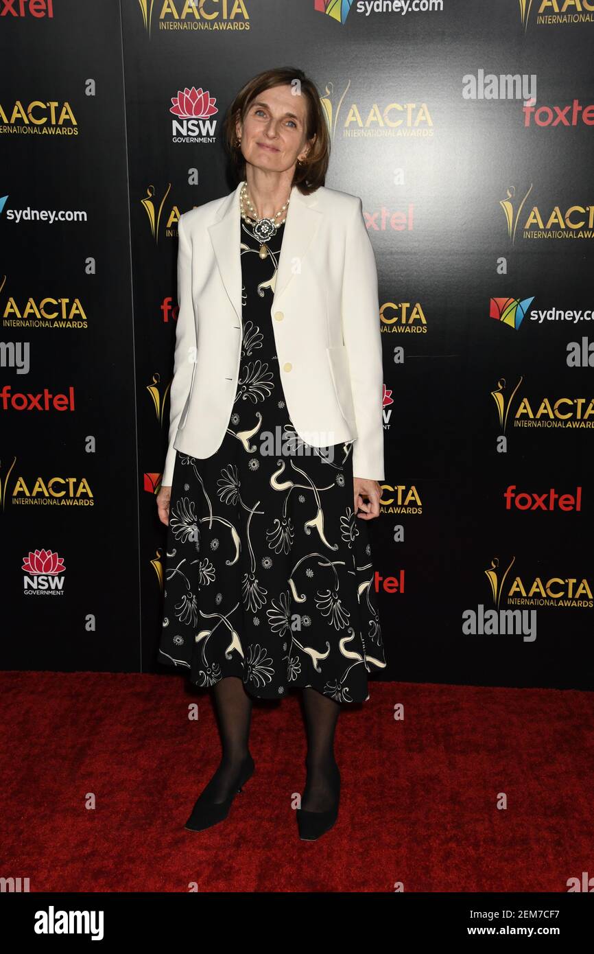 Deborah Davis arrives to the 2019 AACTA Awards, held at the Sky Bar in ...