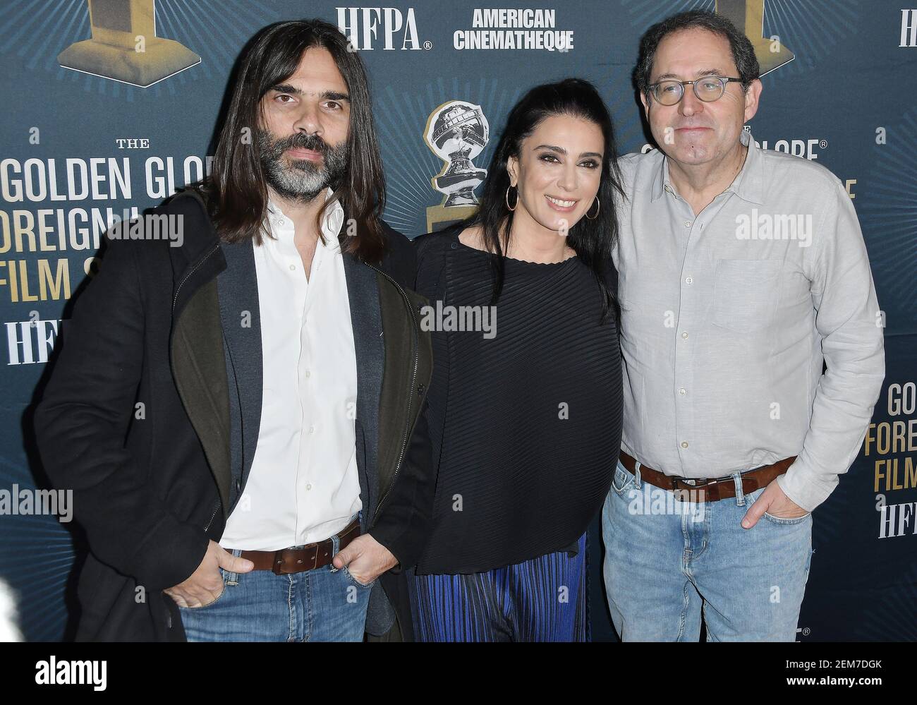 (L-R) Khaled Mouzanar, Director Nadine Labaki and Michael Barker, Co ...