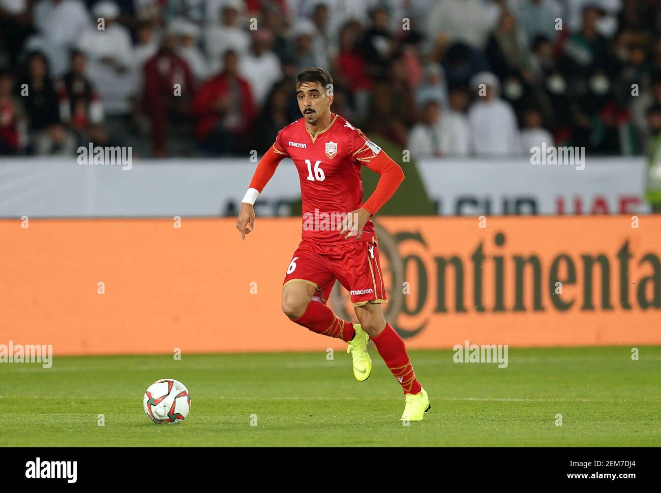 Sayed Redha Isa of Bahrain during United Arab Emirates v Bahrain at the ...