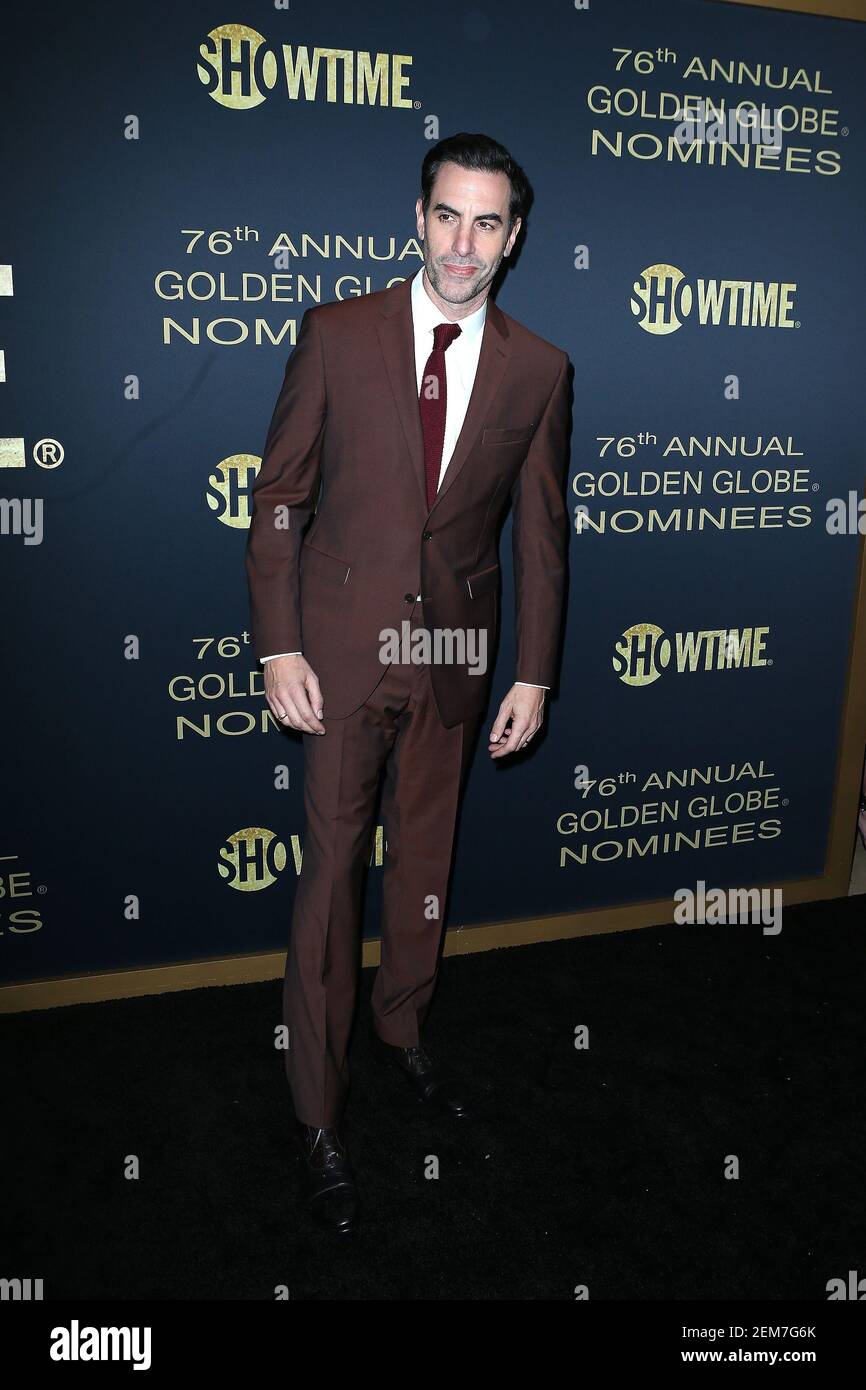 Sacha Baron Cohen attends the Showtime Golden Globe Nominees ...