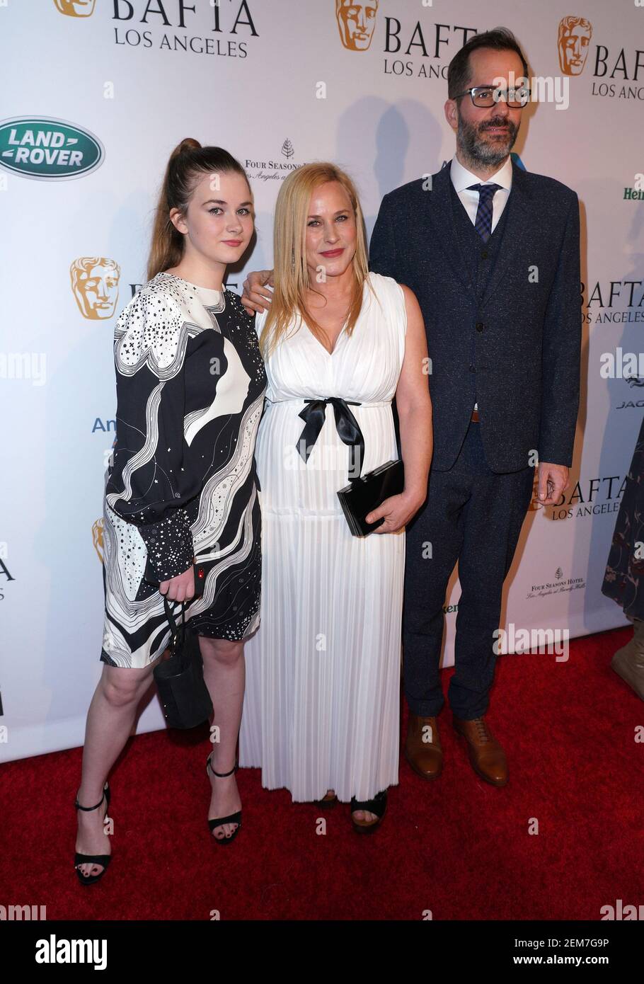 Harlow Jane, Patricia Arquette and Eric White at The BAFTA Los Angeles ...