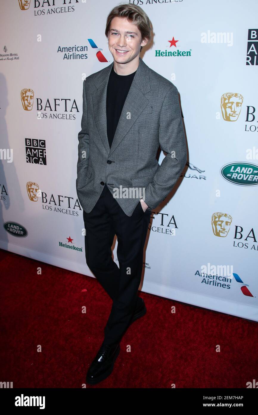 BEVERLY HILLS, LOS ANGELES, CA, USA - JANUARY 05: Actor Joe Alwyn ...