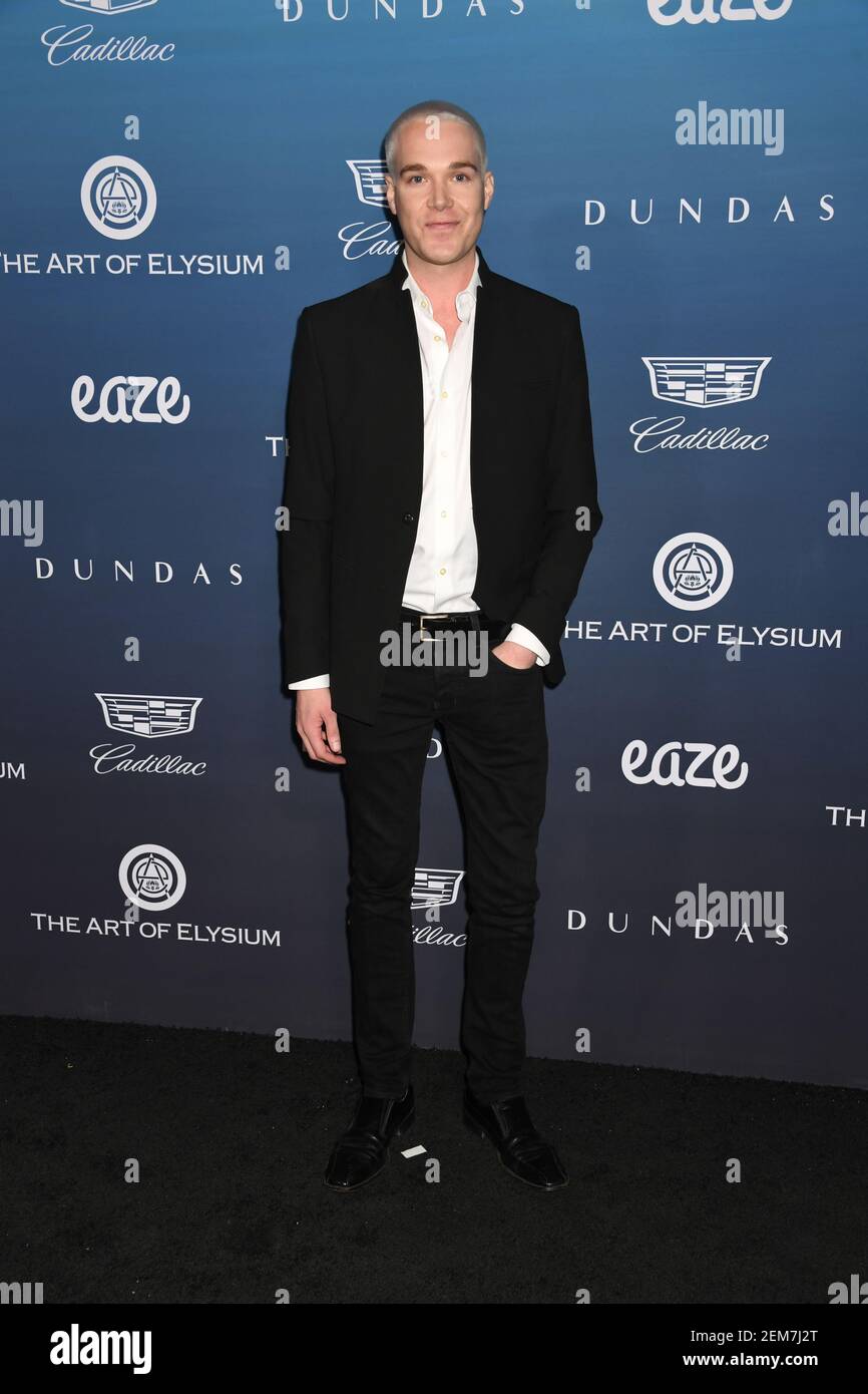 Mason McCulley arrives to the 12th Annual Art of Elysium Annual Black ...